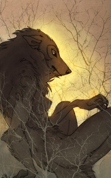Procrastinating Skyrim Werewolf By Astarcis Fur Affinity Dot Net