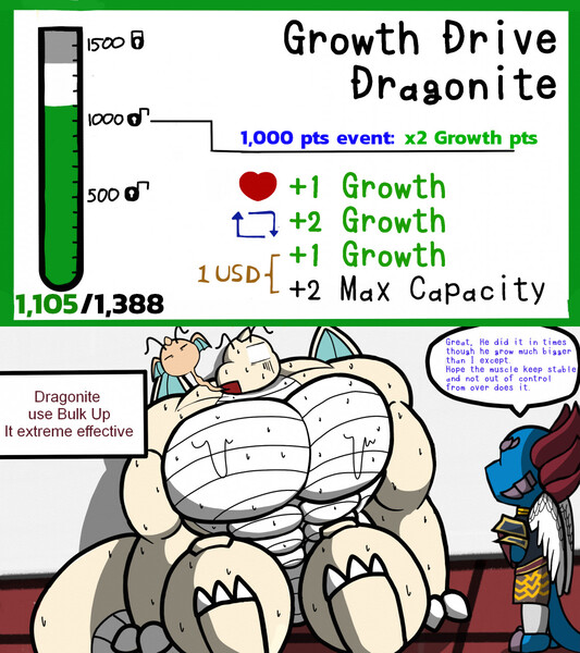 [growth Drive] Dragonite Round 5 2 By Fushigidane Fur Affinity
