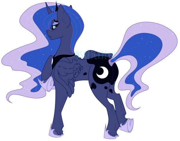 Princess Luna Fanart By Sketchdevil Fur Affinity Dot Net