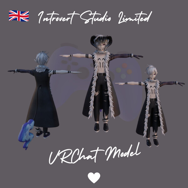 VRChat Model by Amish -- Fur Affinity [dot] net