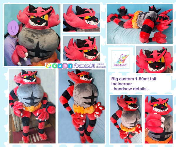 Incineroar plush store